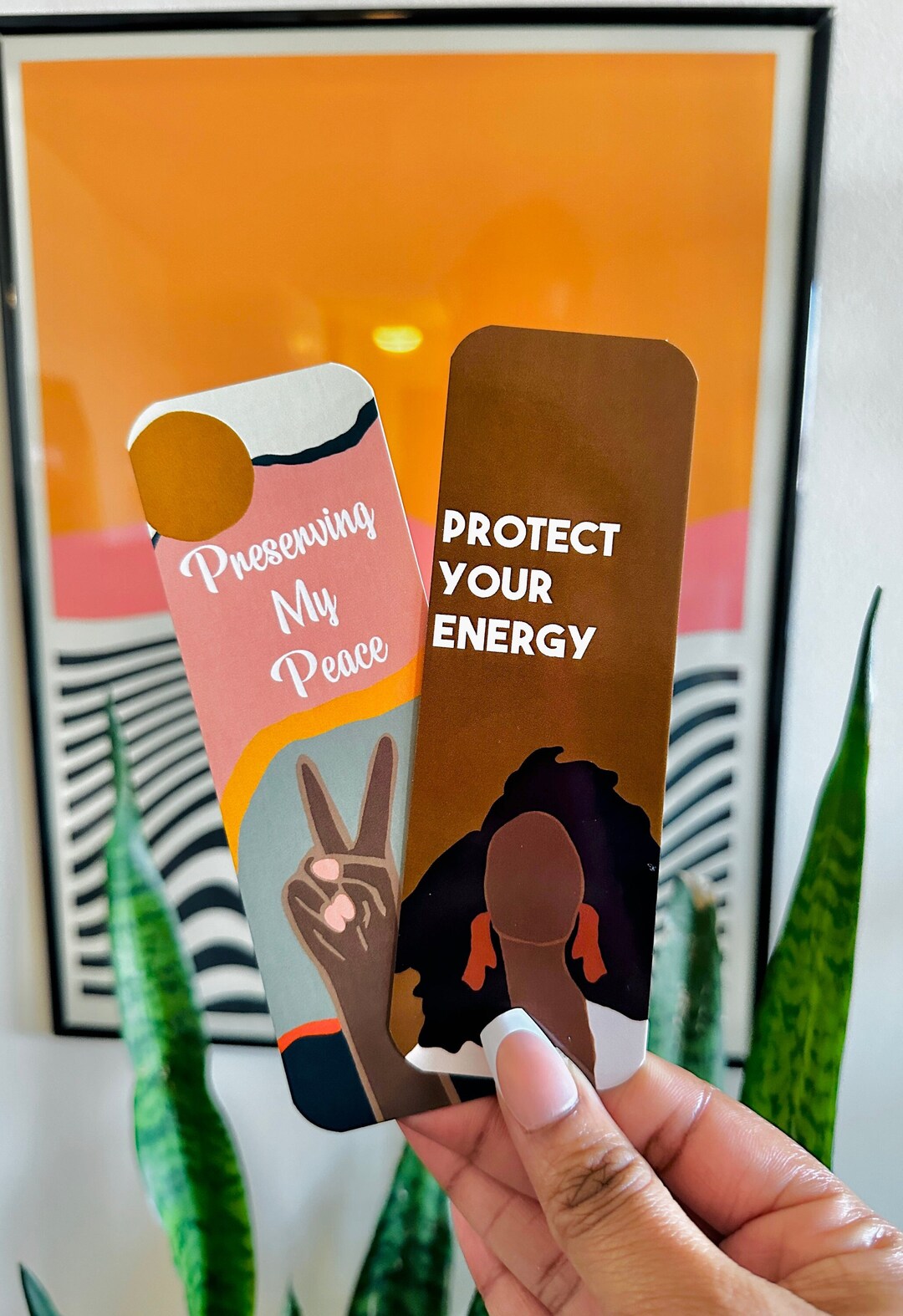 Affirmative Bookmarks sturdy Bookmark Gift for Readers African American ...