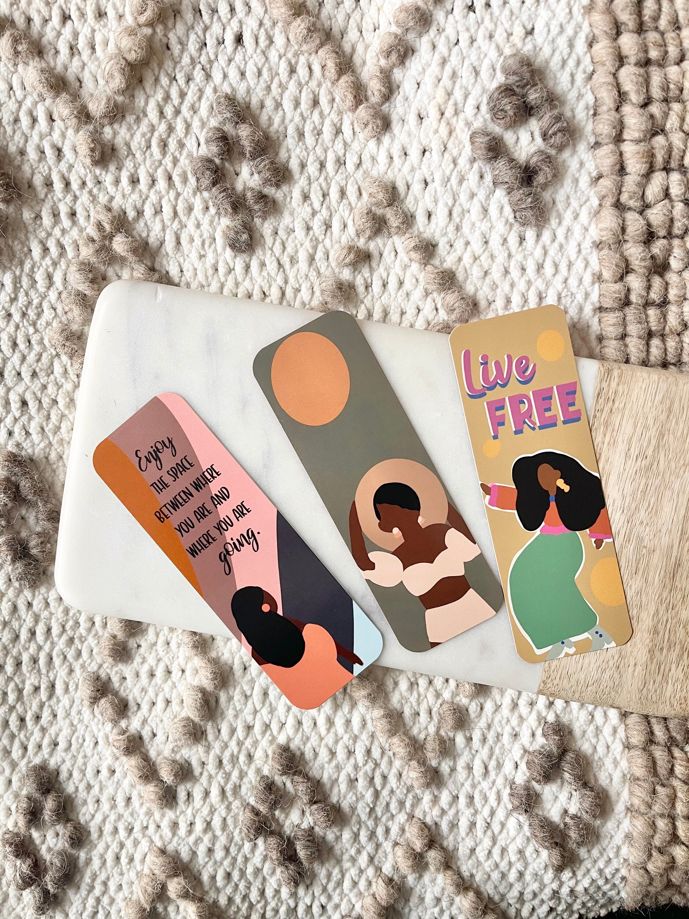 3 Pack Bookmarks african American Gifts Black Woman Gift - Etsy