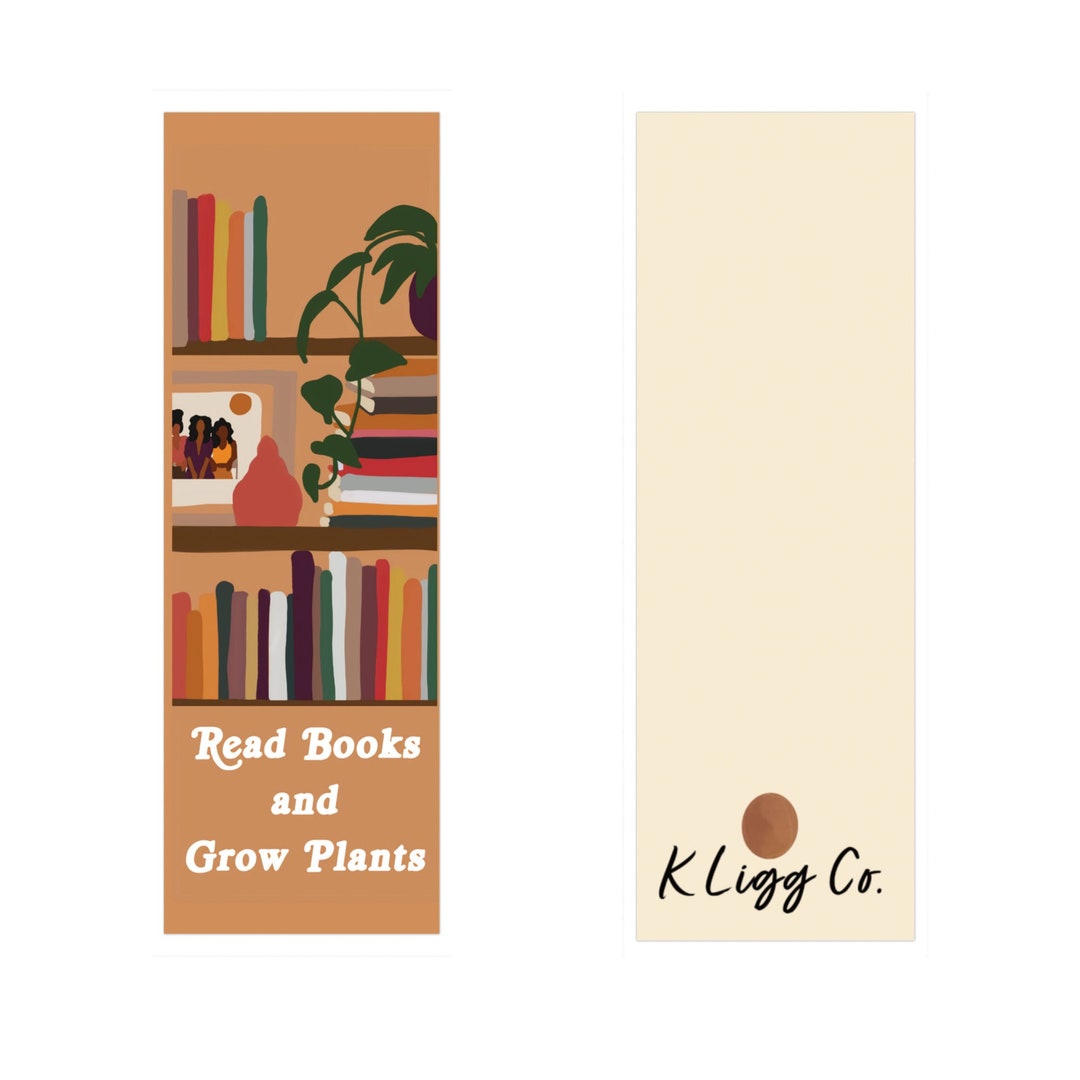 Read & Grow Bookmark | African American Gifts | Plants and Books ...