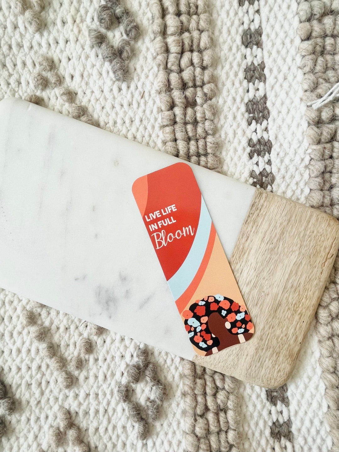 BLOOM Bookmark |gifts for Book Lovers|illustration Bookmarks|african ...