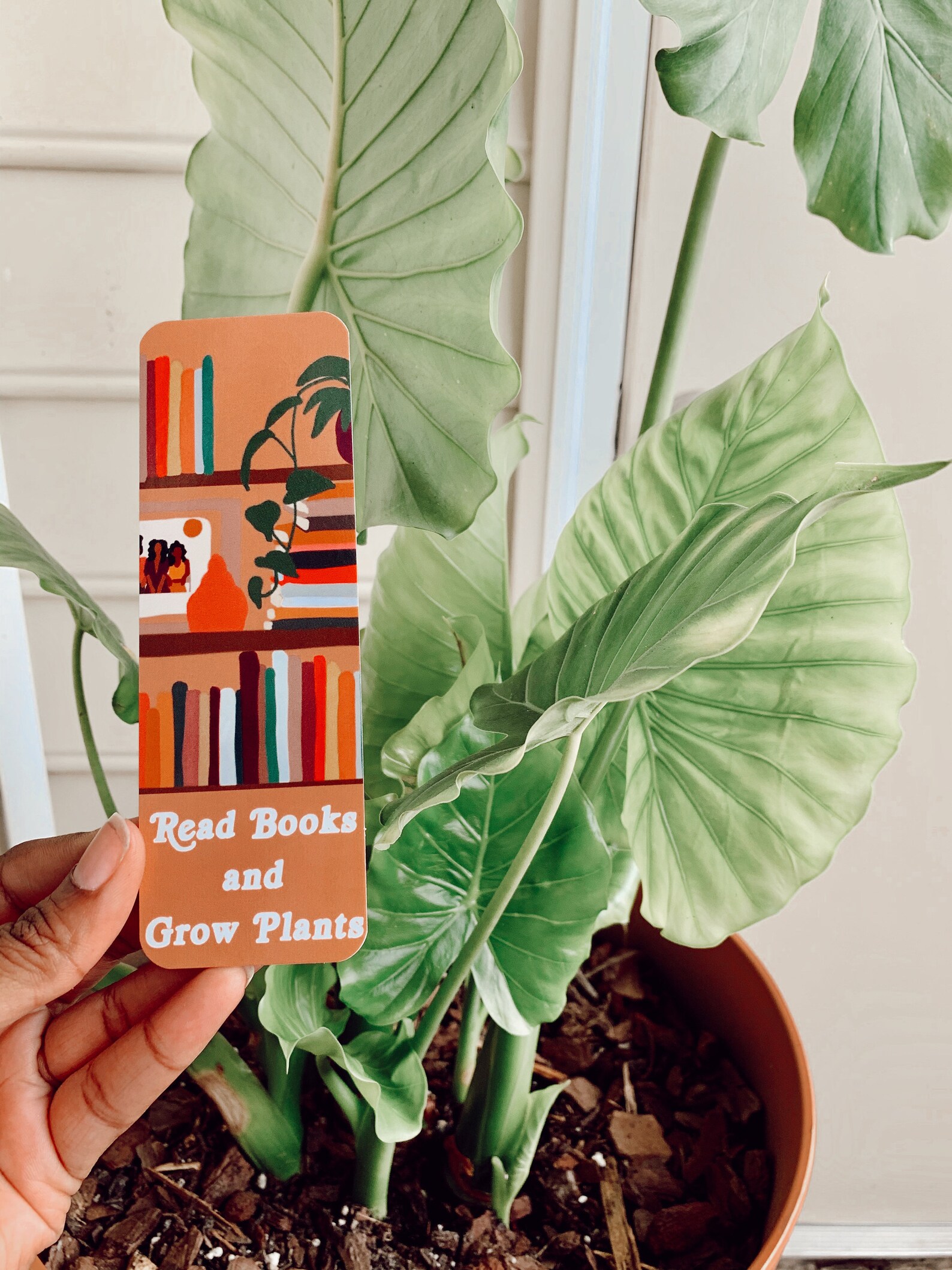 Read & Grow Bookmark African American Gifts Plants and - Etsy