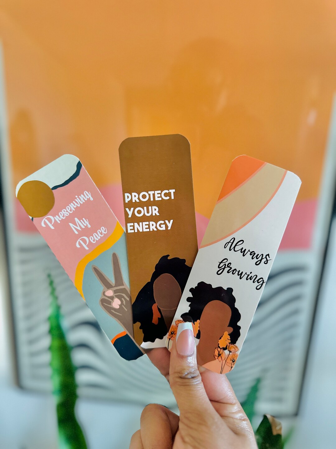 3 Pack Bookmarks african American Gifts Black Woman Gift Black Girl ...