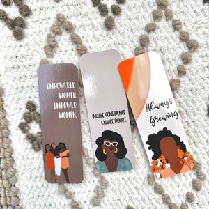 3 Pack Bookmarks |african American Gifts | Black Woman Gift| Black Girl ...