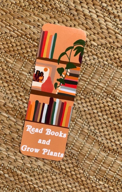 Read & Grow Bookmark African American Gifts Plants and - Etsy