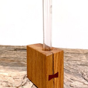 Oak Test Tube Flower Display Vase - Etsy UK