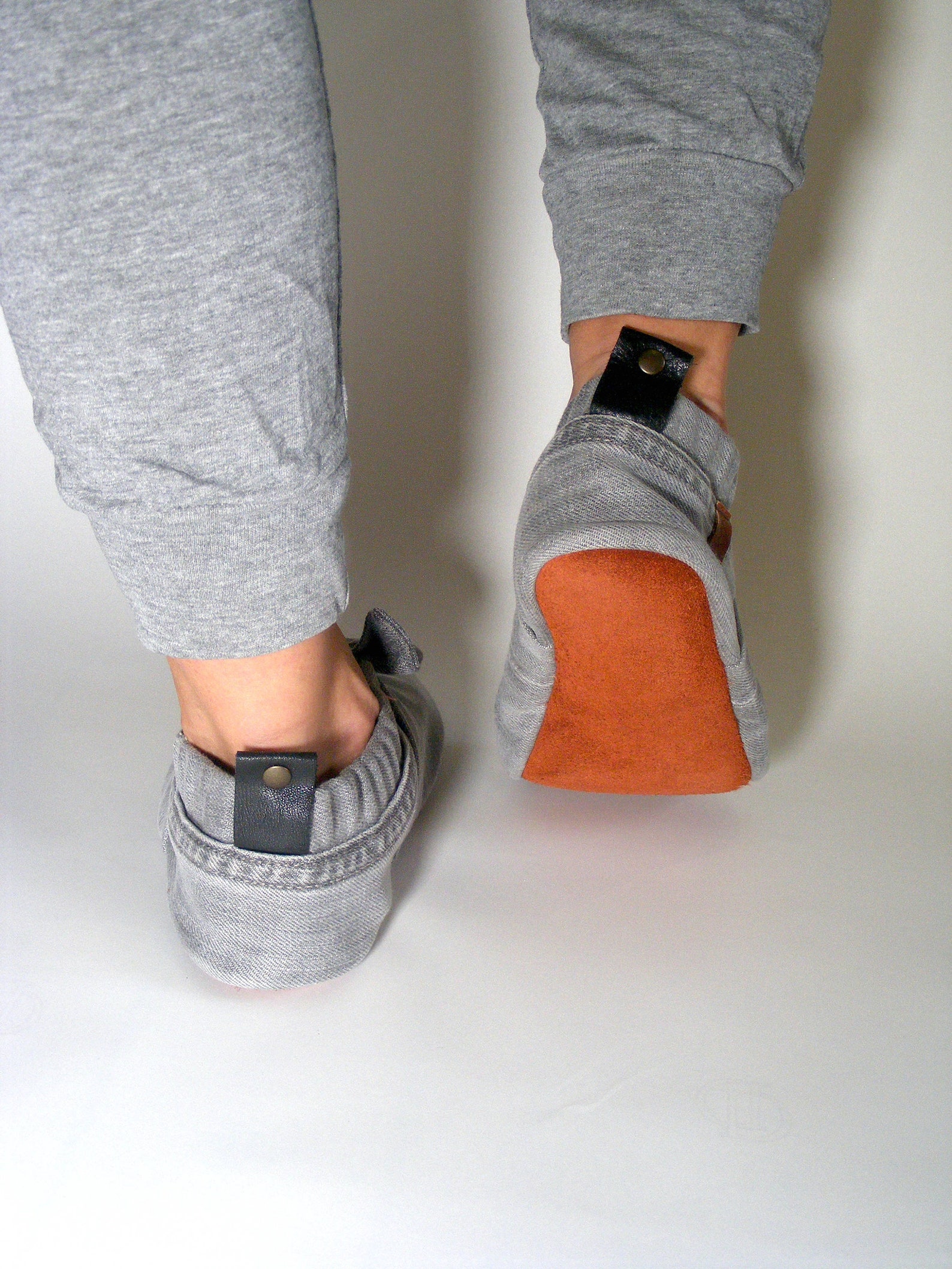 Slippers MOCCA MAYA Denim Grey - Etsy