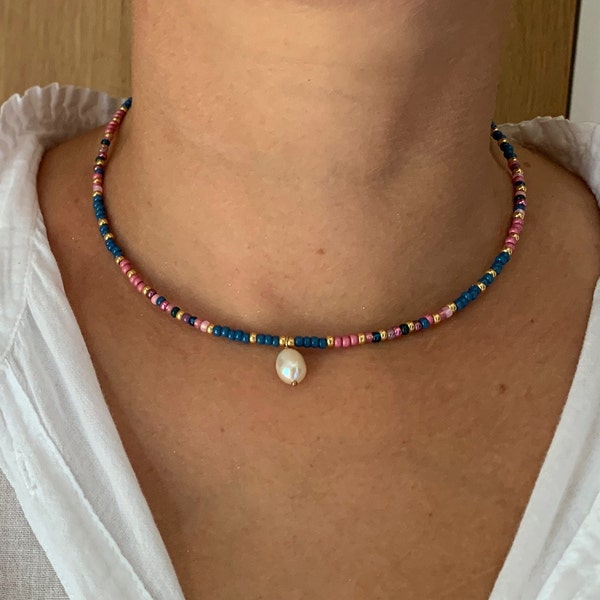 Seed Bead Necklace - Etsy