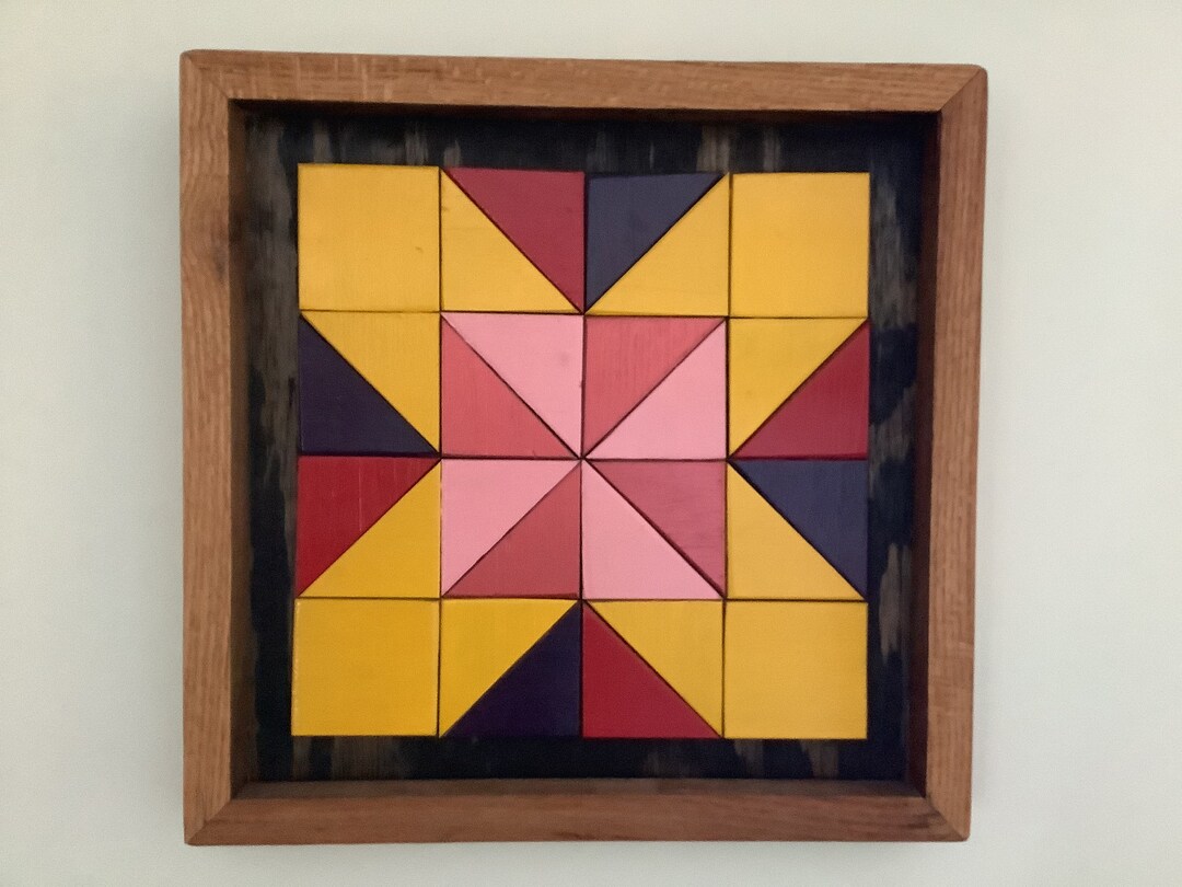 Miniature Wood Handmade Barn Quilt Wall Hanging - Etsy