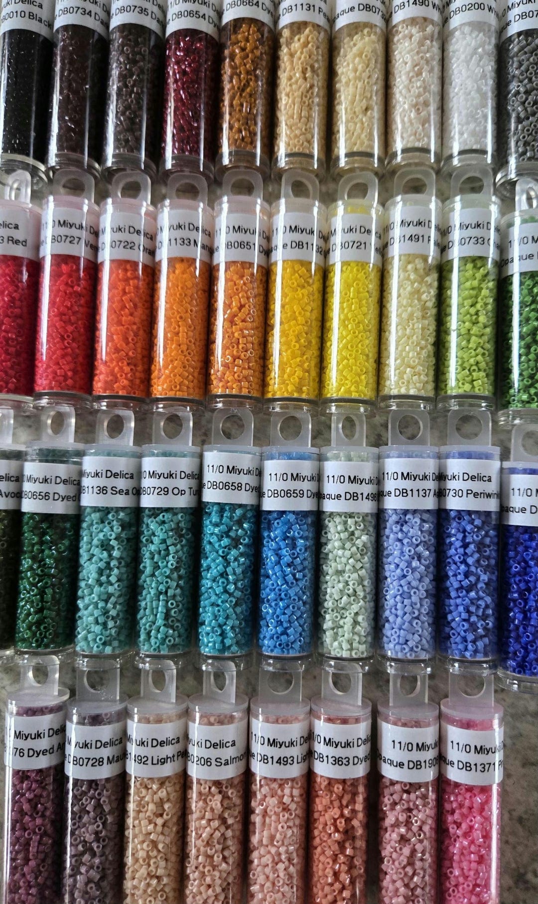 Miyuki Delica 11/0 Opaque Seed Bead Set – 38 Colors - Etsy