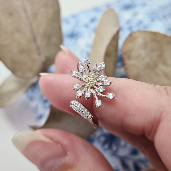 Dandelion Ring - Etsy