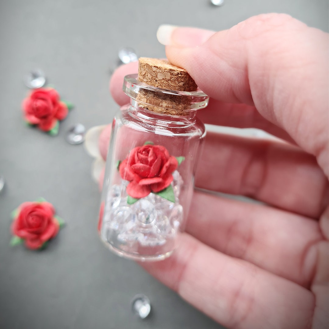 Miniature Red Forever Rose Keepsake Red Rose Valentines - Etsy