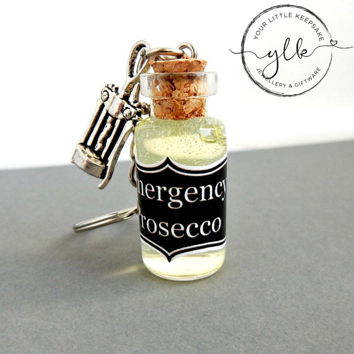 Emergency Prosecco Bottle Keyring Mothers Day Gift Prosecco - Etsy