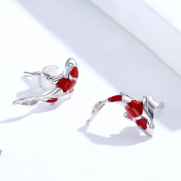 Koi Earrings - Etsy