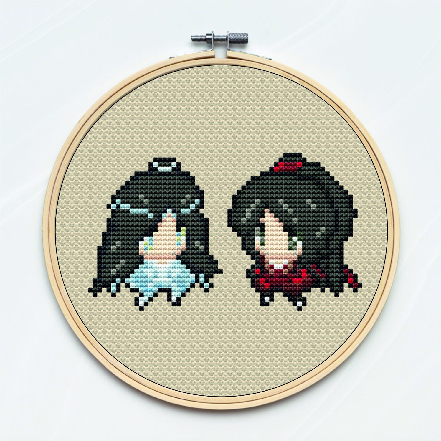 The Untamed Wei Wuxian & Lan Wangji Chibi Mo Dao Zu Shi Pattern - Etsy