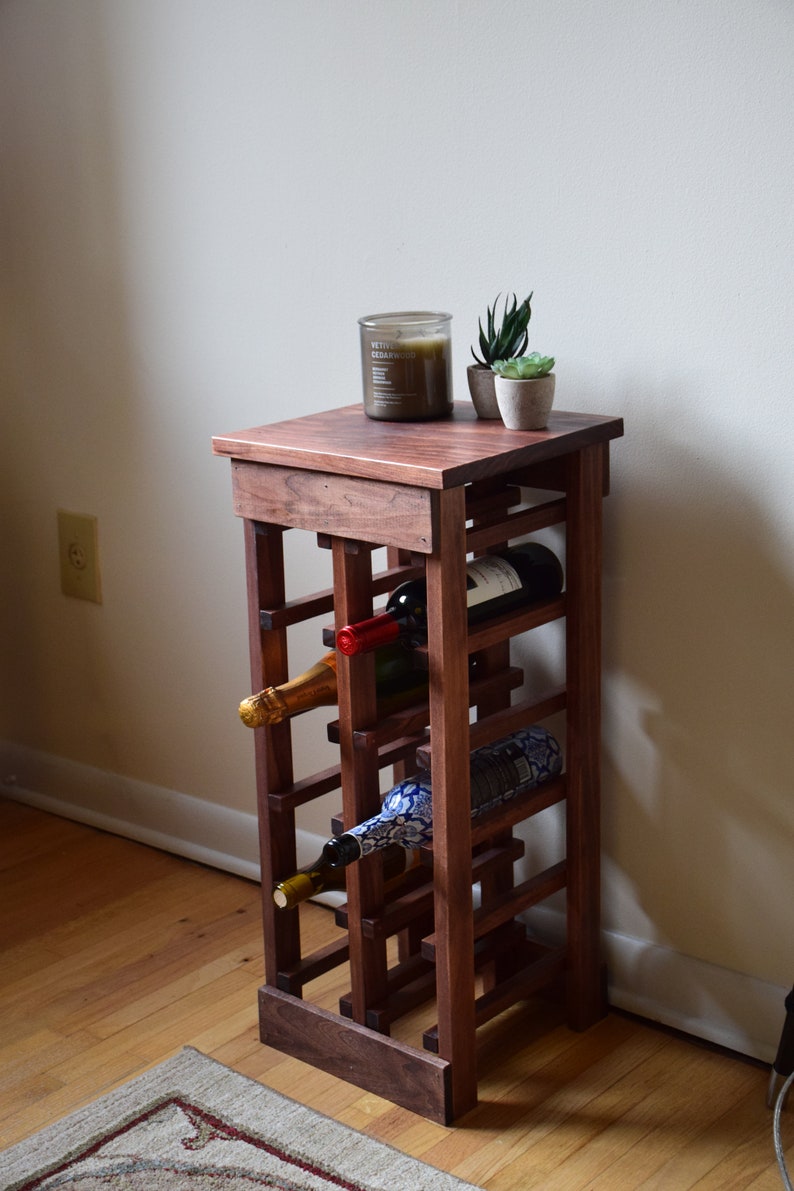 Custom Made Wooden Wine Rack - Etsy