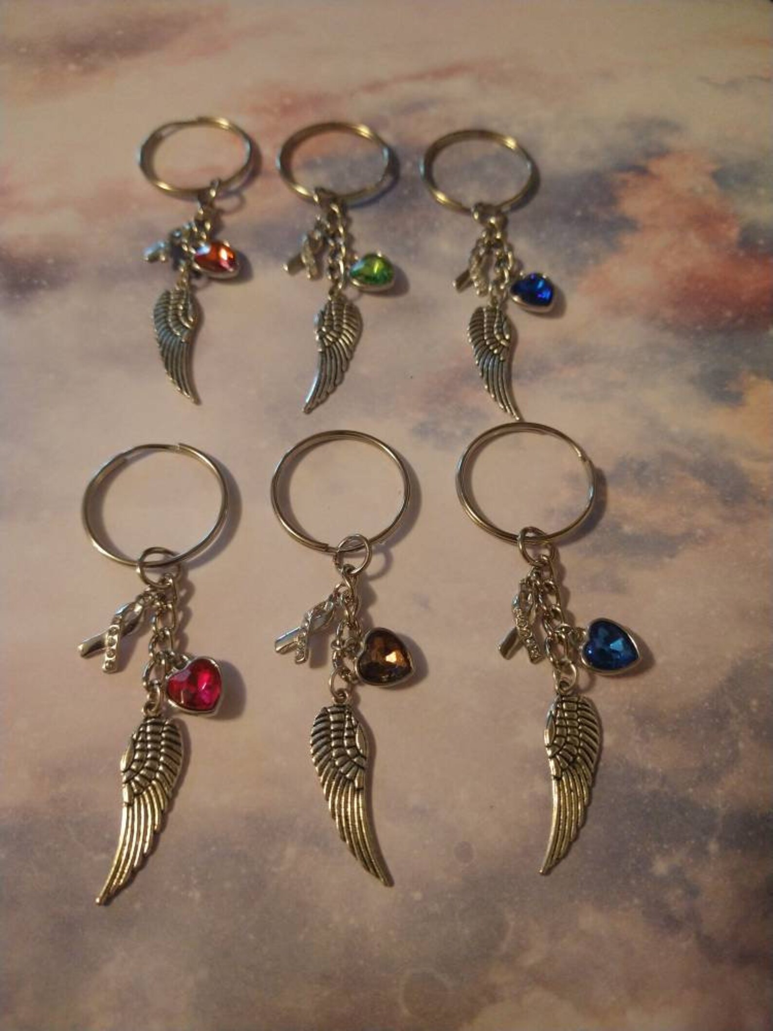 Guardian Angel Keychain Memorial Keychain Remembrance Gift | Etsy