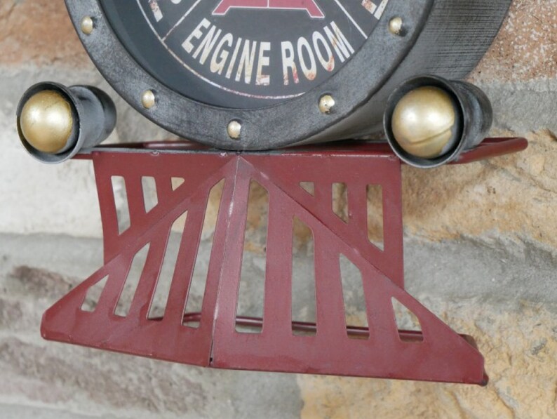 Vintage Steam Engine Control Train Clock Antique Wall Mounted - Etsy