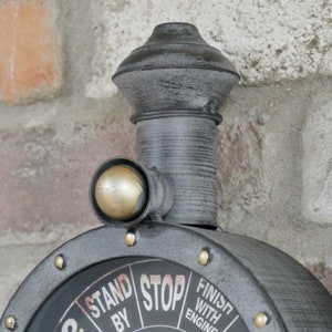 Vintage Steam Engine Control Train Clock Antique Wall Mounted - Etsy