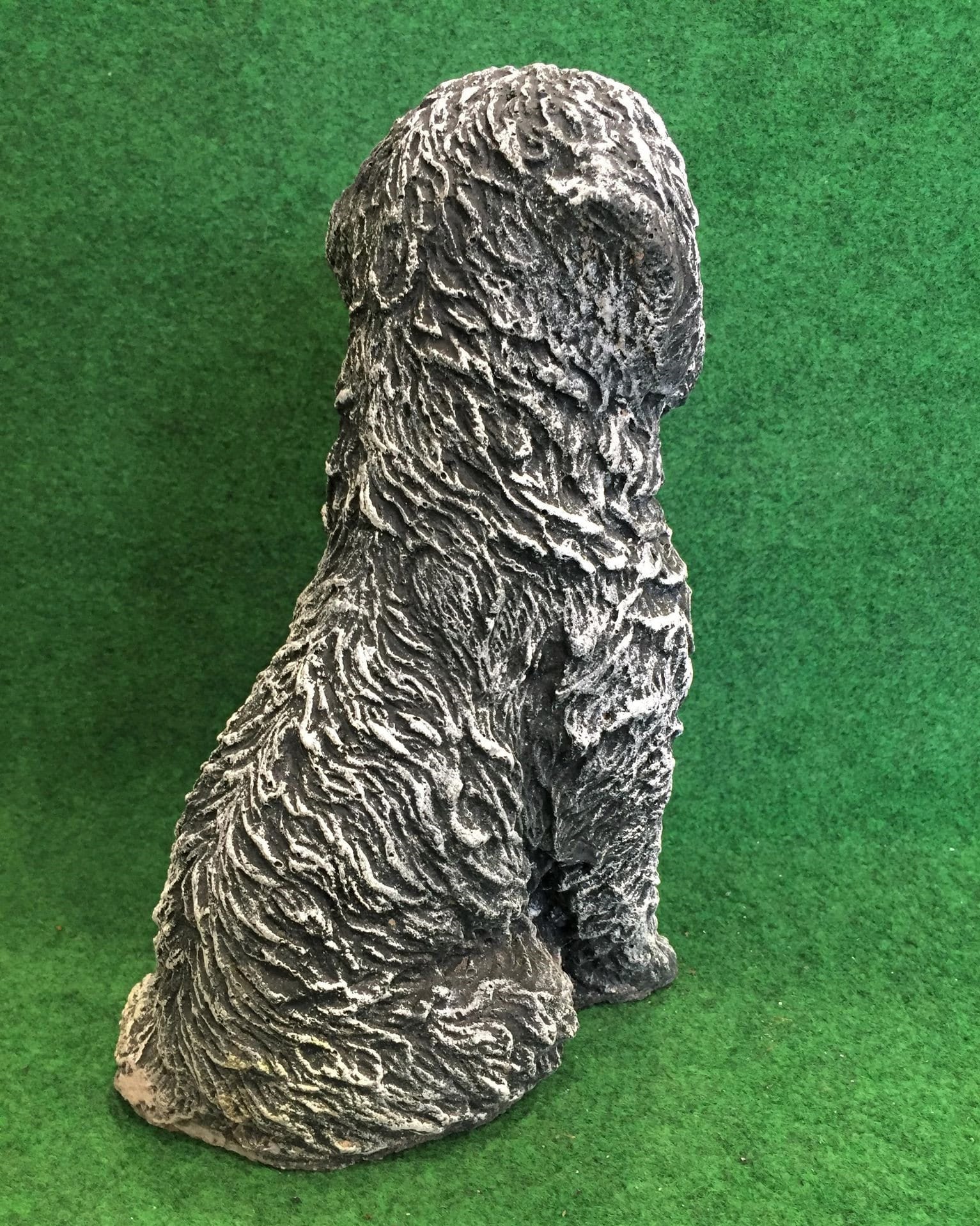 Large Cockapoo Concrete Ornament Dog Sculpture Frost Protected - Etsy UK