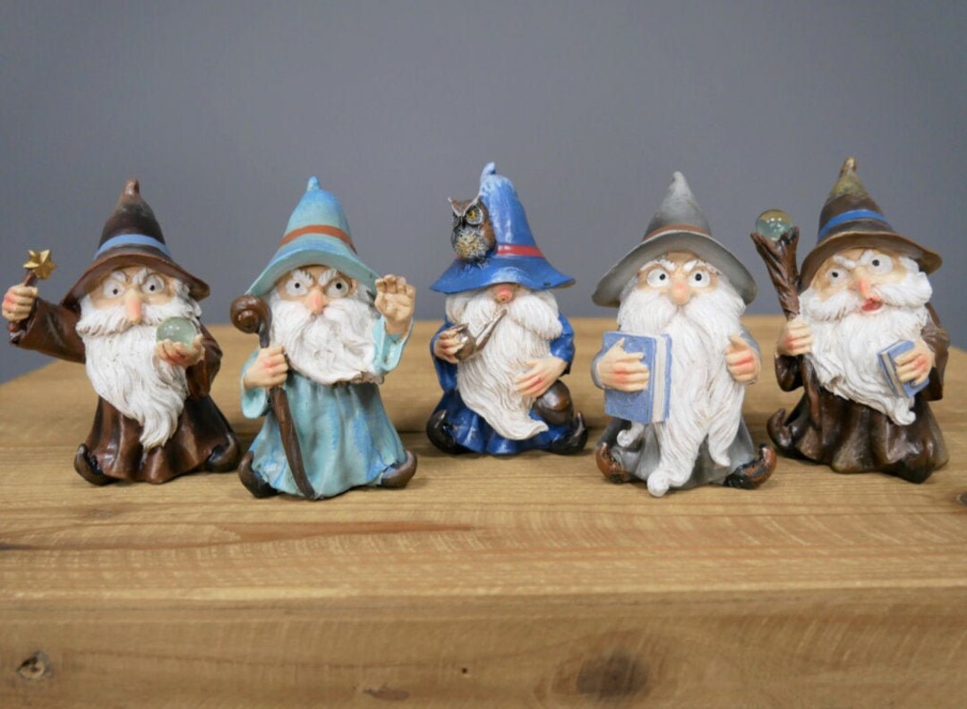 Set of 5 Wizards Fantasy Magic Theme Home Decoration Gift Idea Family ...
