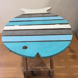 Small Wooden Fish Table Nautical Seaside Folding Portable Table - Etsy UK