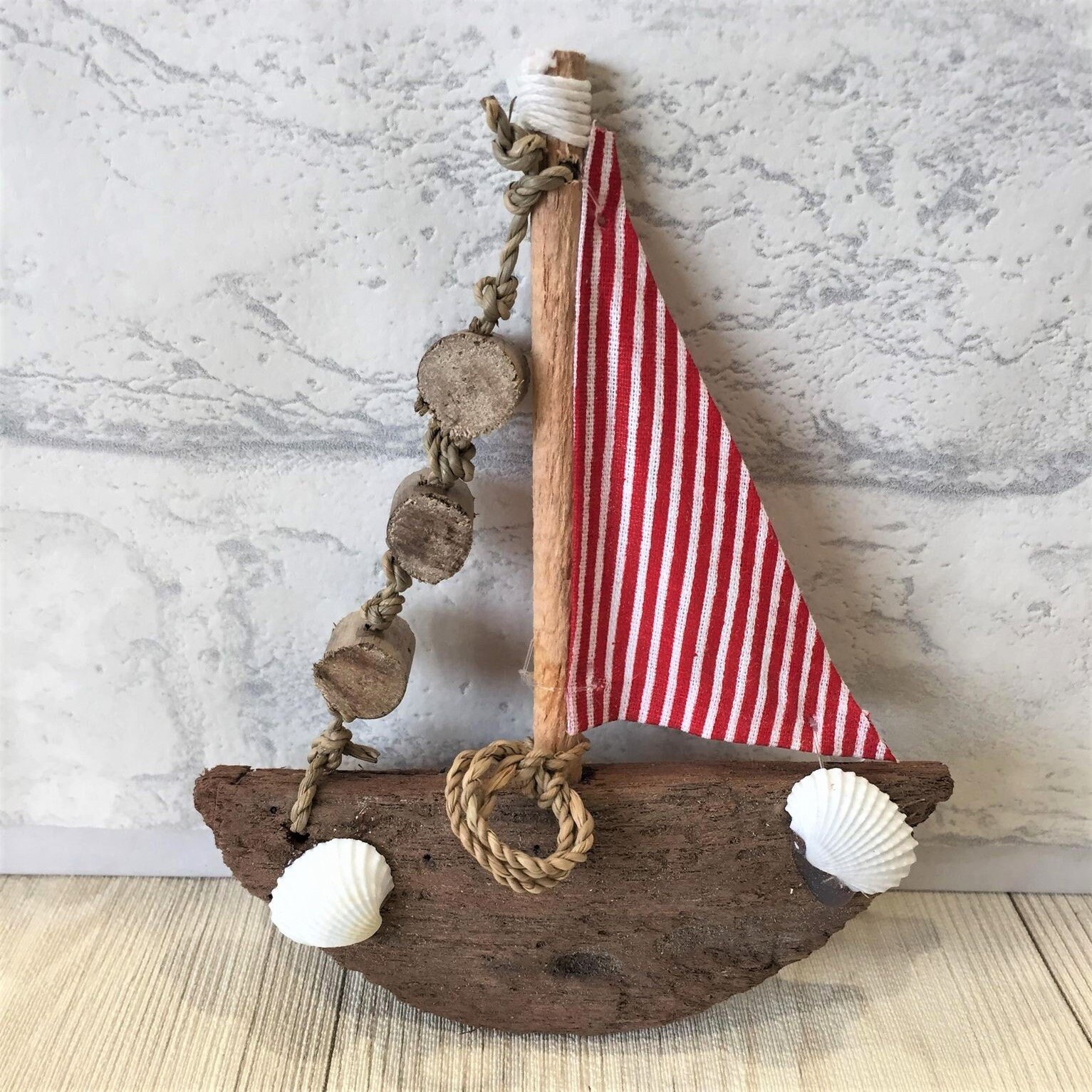 Wooden Sail Boat Fridge Magnet Seaside Nautical Home Décor | Etsy