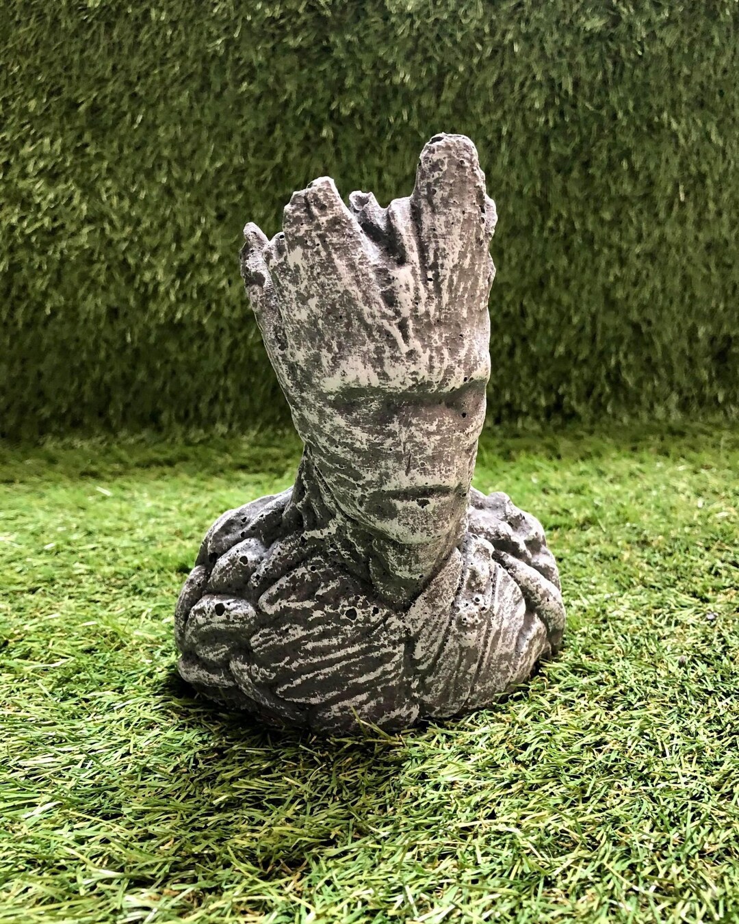 Concrete Tree Man Figure Sculpture Small Garden Lawn Ornament Frost ...