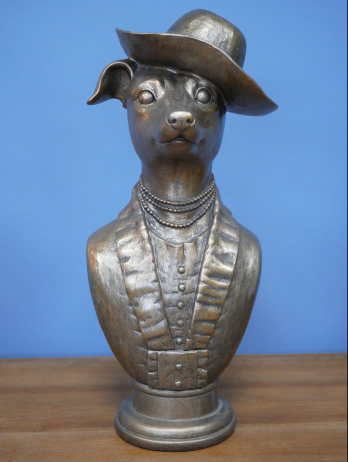 Dog Bust Indoor Home Decor Unique Animal Resin Statue | Etsy