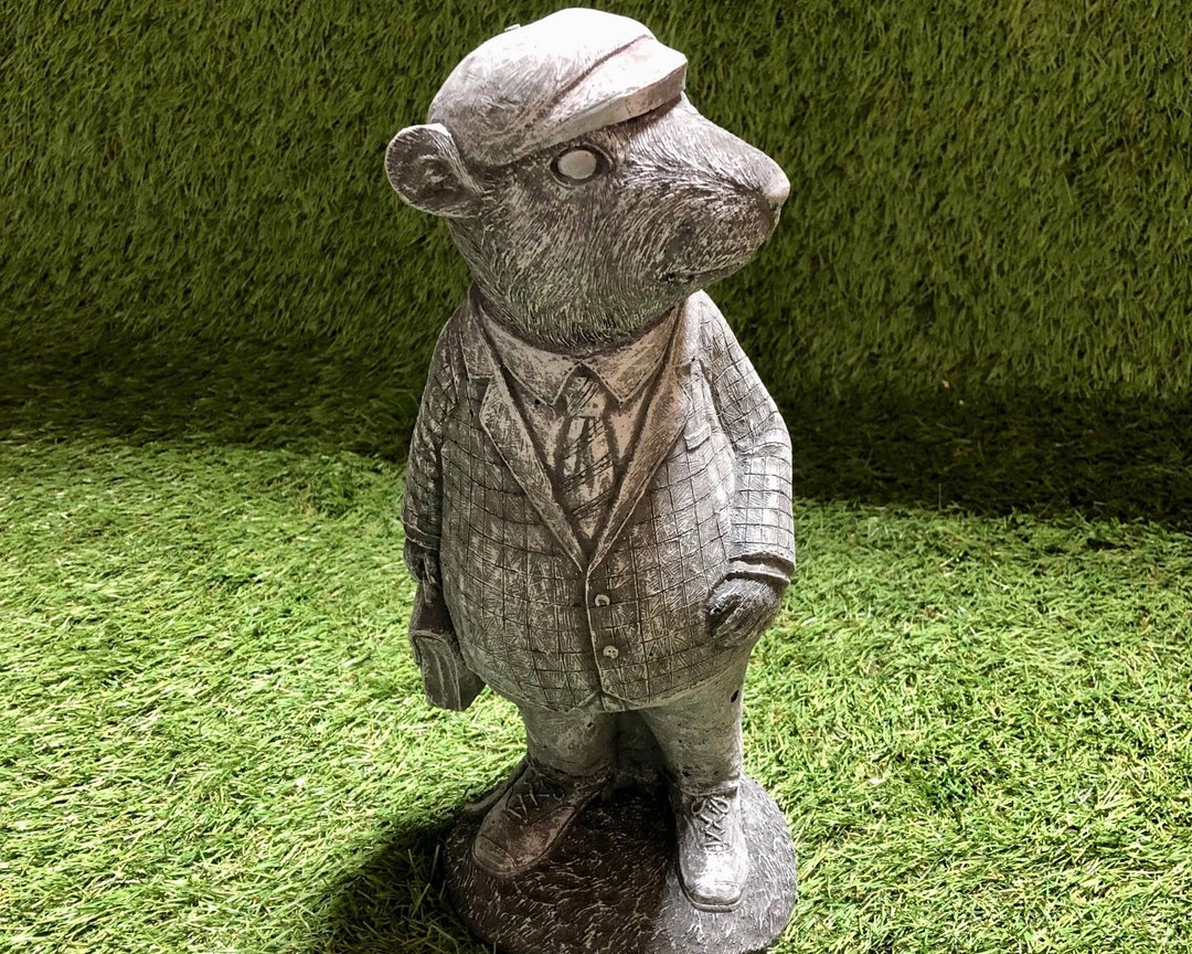 Concrete Mr Ratty Wind in the Willows Garden Sculpture Lawn Ornament ...