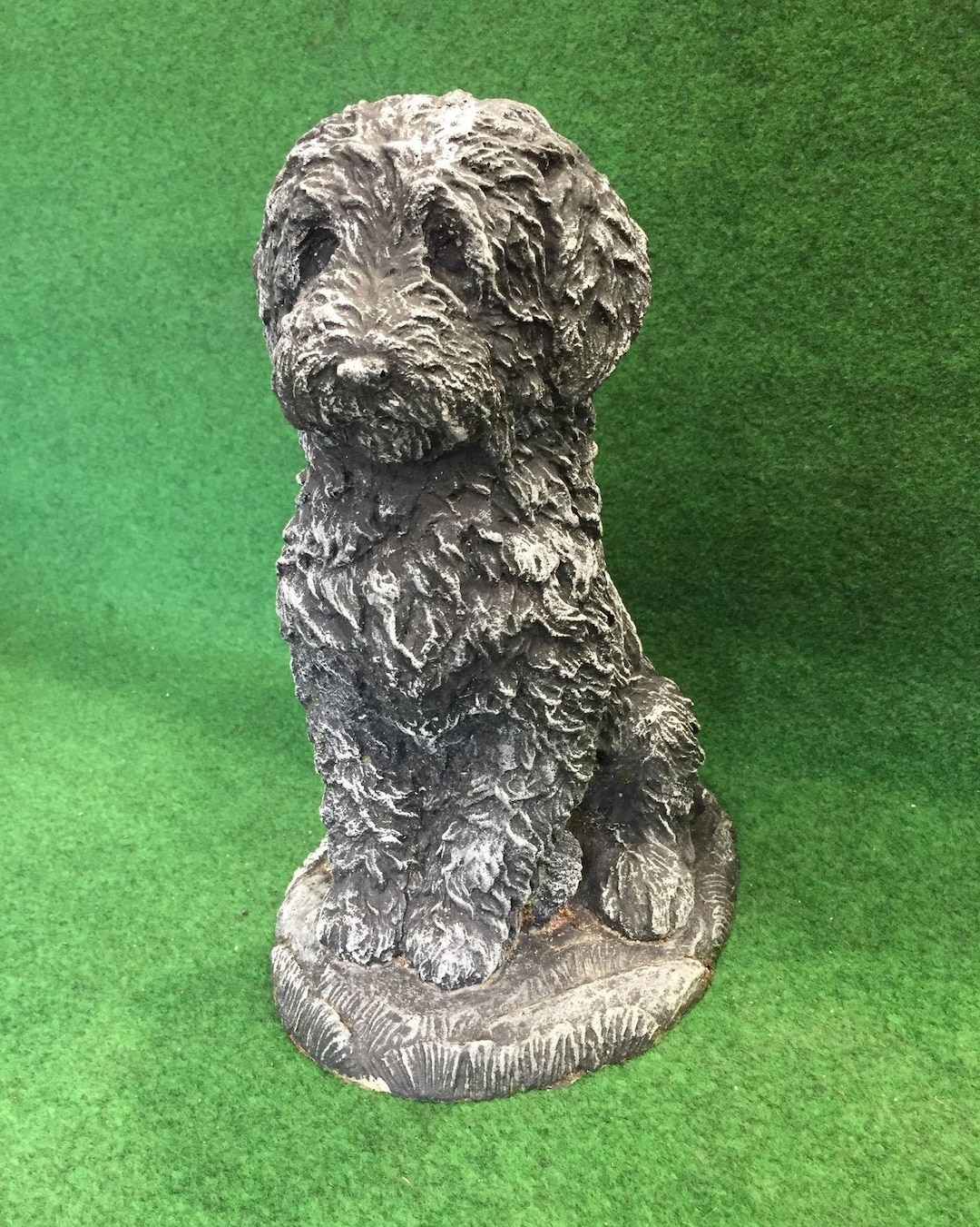 Large Cockapoo Concrete Ornament Dog Sculpture Frost Protected - Etsy UK