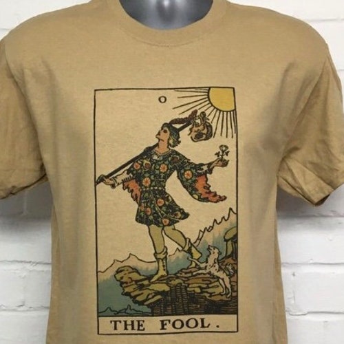 The Fool Tarot Card Tapestry Rider Waite the Fool Tapestry | Etsy