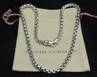 Yurman Box Chain Necklace - Etsy