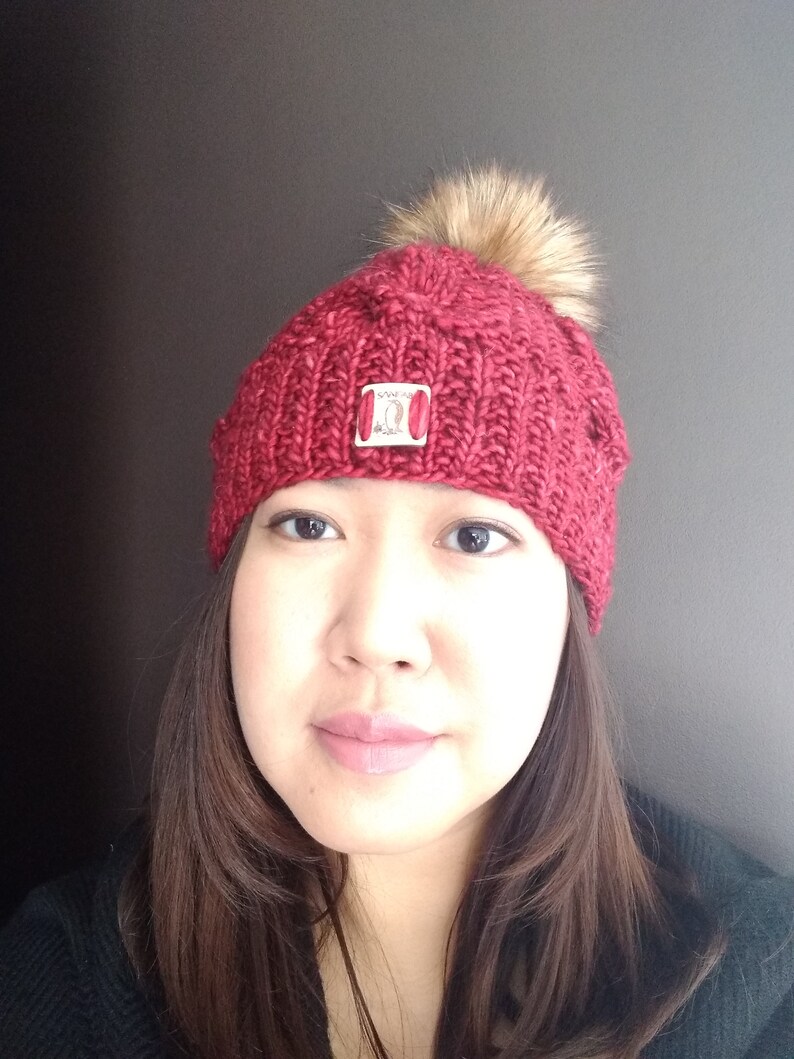 Hat Knit Pattern Tati Toque Pattern Bundle Bulky Yarn Chunky Yarn ...