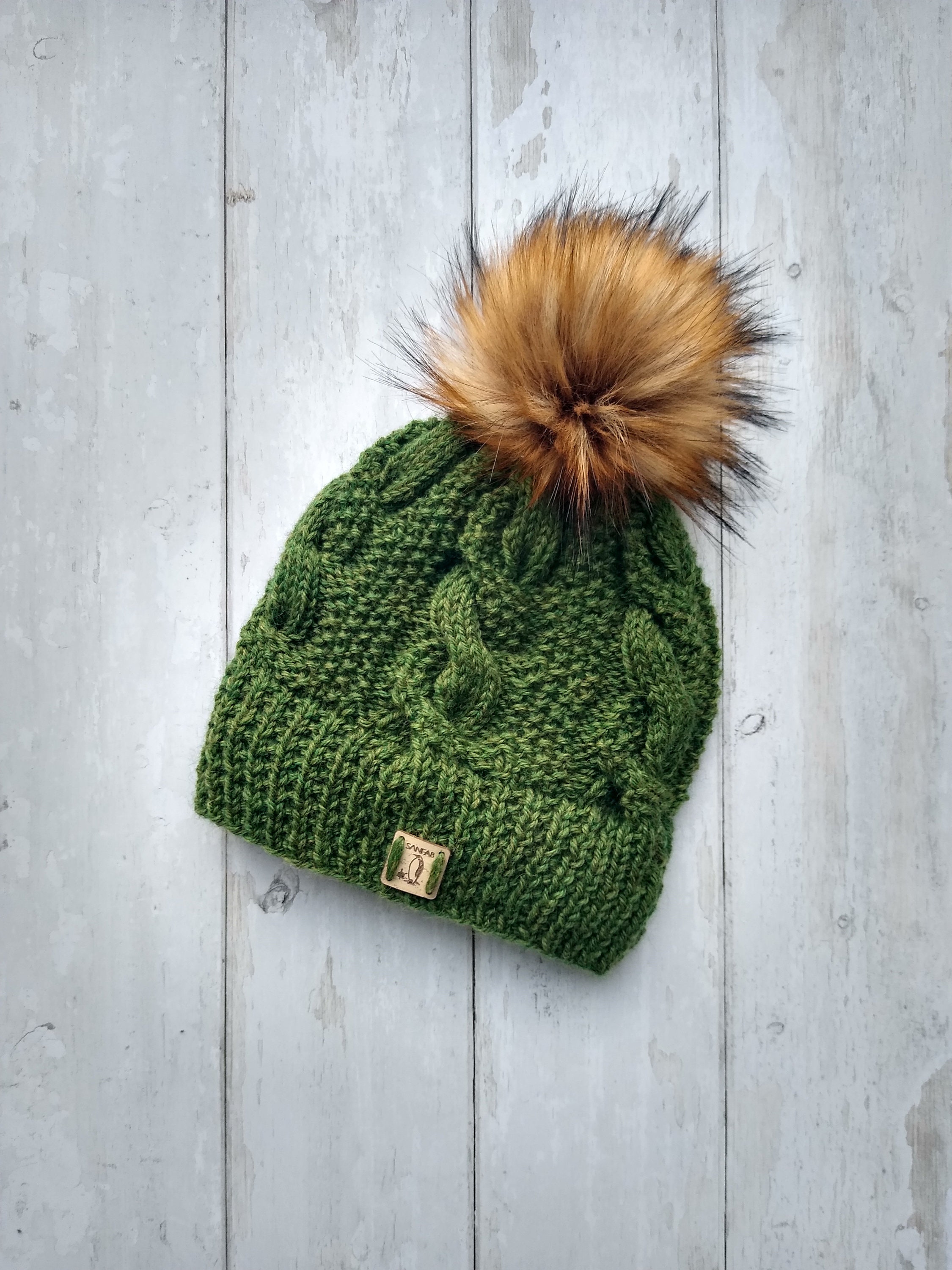 Hat Knit Pattern Tati Toque Pattern Bundle Bulky Yarn Chunky Yarn ...