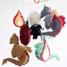 PDF Mother of Dragons Baby Mobile Pattern / Daenerys Targaryen Doll ...