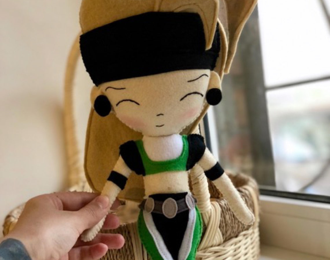 PDF Sonya Blade Toy Pattern / Felt Pattern Pdf / Mortal Kombat - Etsy