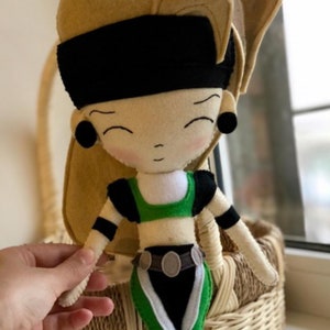 PDF Sonya Blade Toy Pattern / Felt Pattern Pdf / Mortal Kombat Decor ...