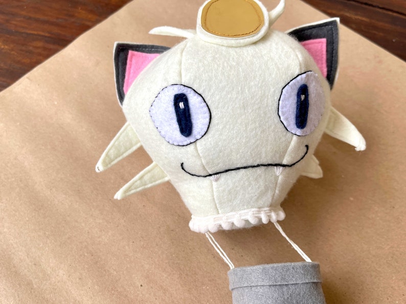 PDF Meowth Hot Air Baloon Pattern / Pokemon Baby Mobile / - Etsy