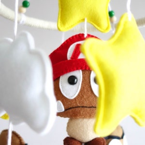 PDF Goomba Baby Mobile / Mushroom Felt Easy Sewing Pattern / Mario ...