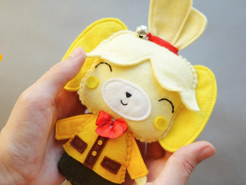 Isabelle Animal Crossing PDF SVG Sewing Pattern Felt Plushie - Etsy