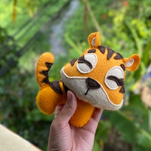 Tiger Felt Pattern / Felt Tiger Sewing Pattern / Safari Animal PDF ...