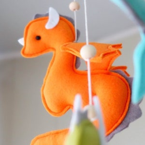 PDF Dragons Baby Mobile Pattern / Mythological Felt Banner DIY Pattern ...