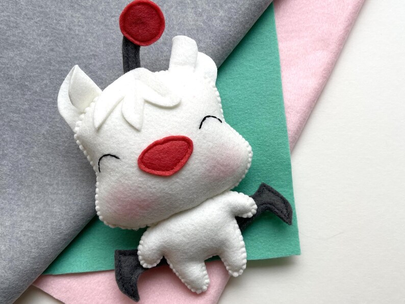 PDF Moogle Doll Pattern / Felt Easy Sewing Pattern / Cat Pig - Etsy