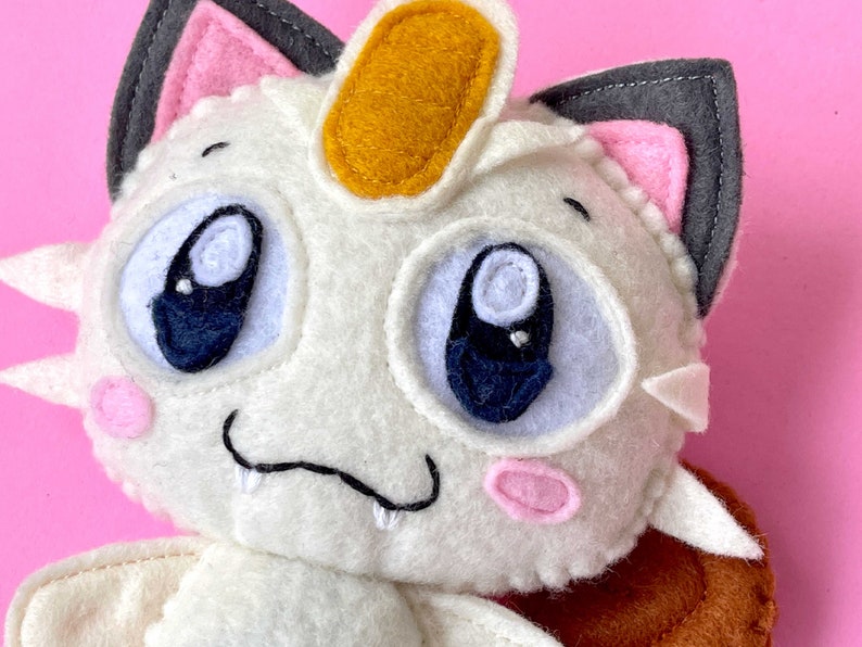 PDF Meowth Toy Pattern / Felt Easy Sewing Pattern / Pokemon - Etsy