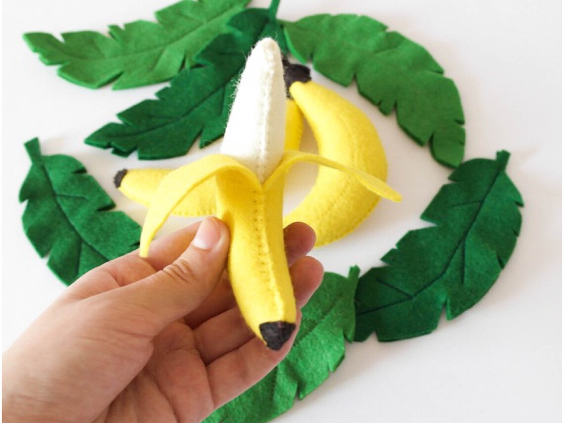 PDF Banana Pattern / Felt Easy Sewing Pattern / Food Soft Doll - Etsy