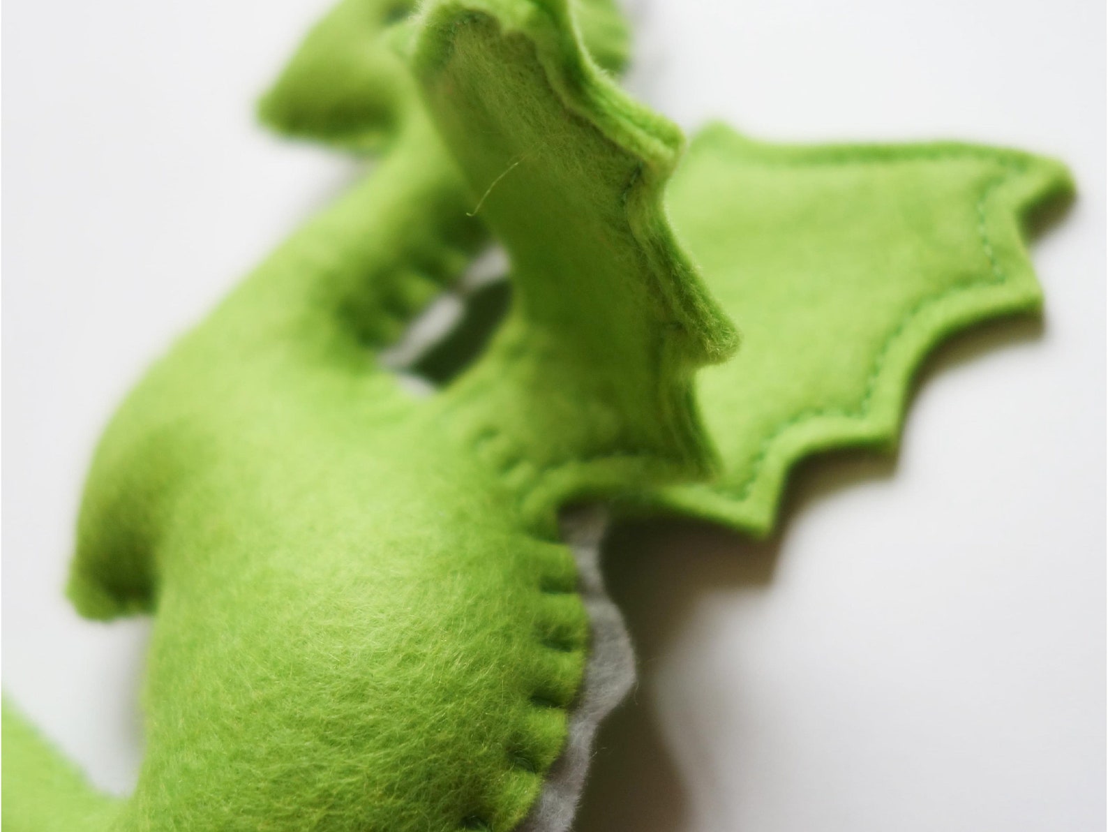 PDF Dragon Felt Pattern / Green Dragon Felt Easy Sewing - Etsy