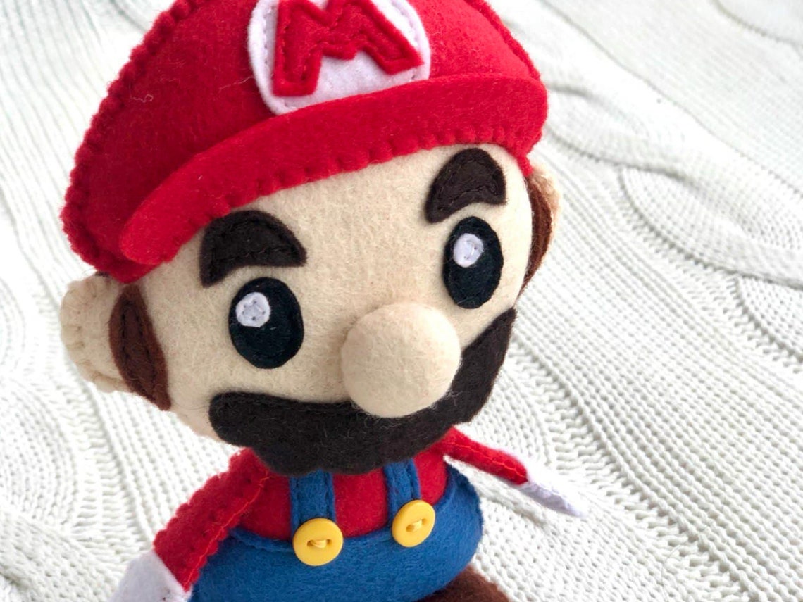PDF Mario Doll Pattern / Felt Easy Sewing Pattern / Mario - Etsy