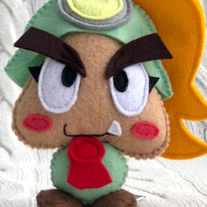PDF Goombella Felt Pattern / Mario Nursery Decor DIY / Paper Mario Soft ...