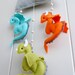 PDF Dragons Baby Mobile Pattern / Mythological Felt Banner DIY Pattern ...