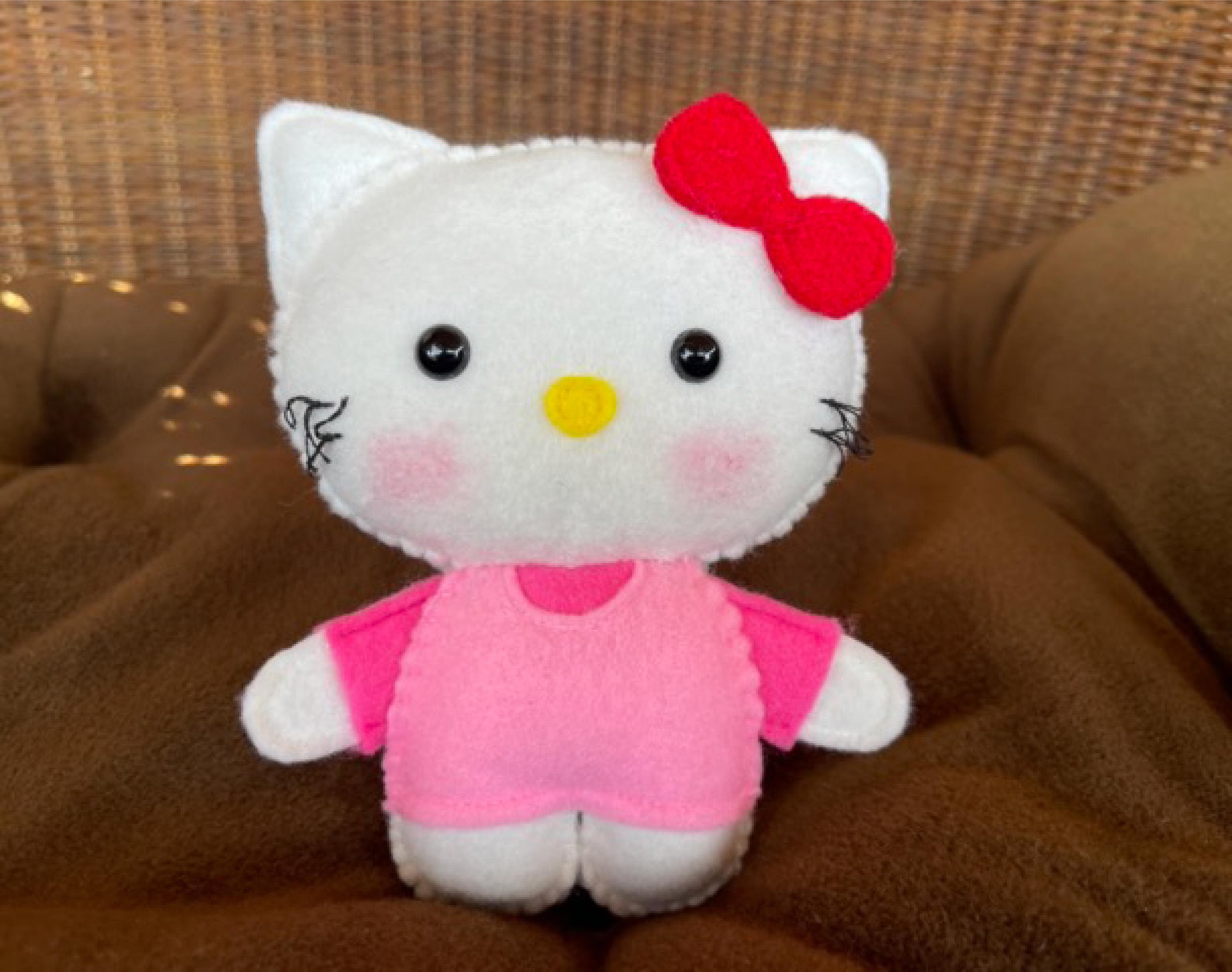 PDF Kawaii Kitty Pattern / Felt Kitty DIY Pattern / Pink Cat - Etsy